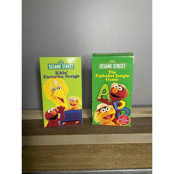 None | Media | Vintage Sesame Street Vhs Lot Of 2 | Poshmark